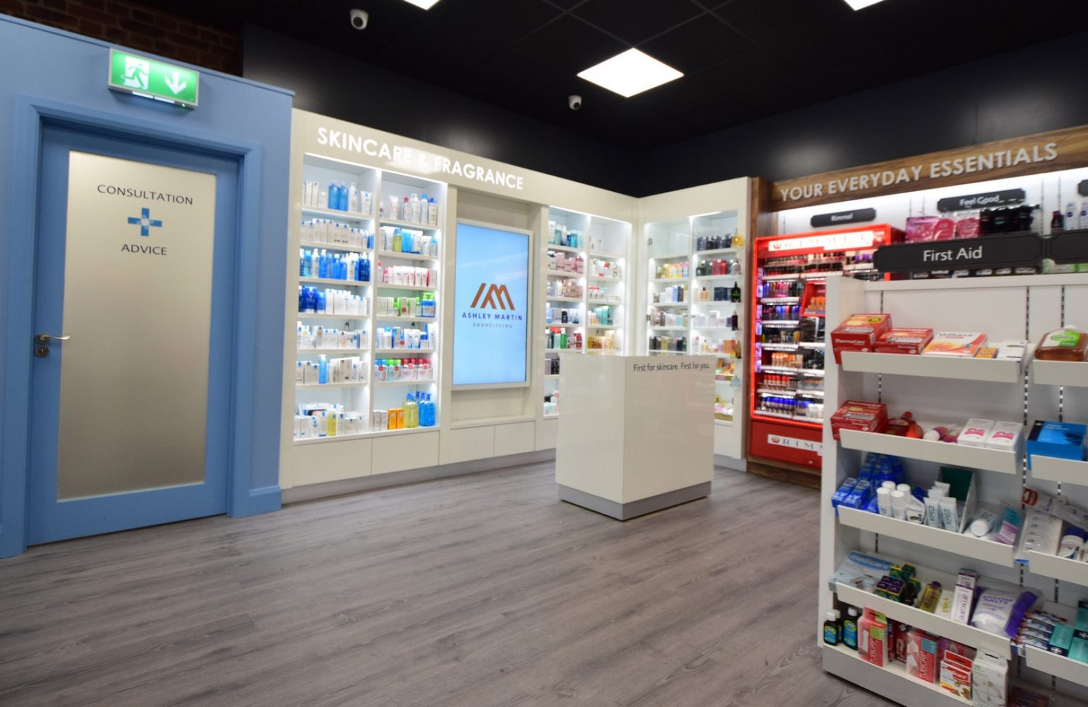 Pharmacy 1st +, Tower - Shop Fitting - Ashley Martin